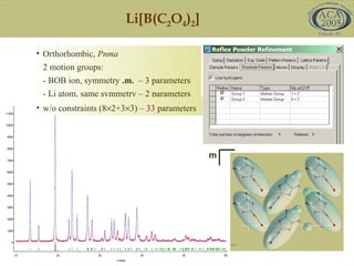 Restrained refinement using Reflex | PPT