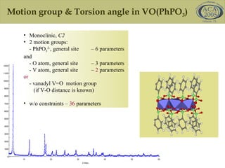 Restrained refinement using Reflex | PPT