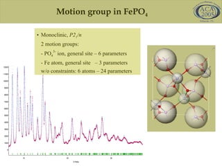 Restrained refinement using Reflex | PPT