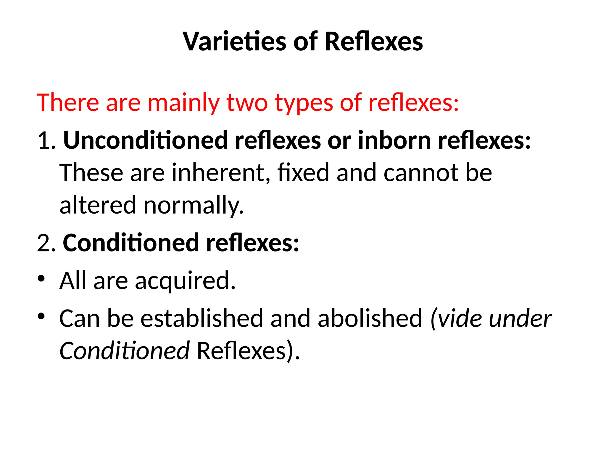 REFLEX.pptx FOR 1ST YEAR PHYSIOLOGY .... | PPTX