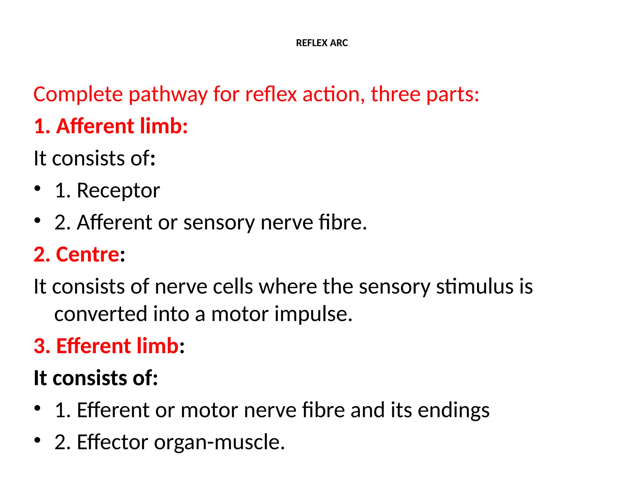 REFLEX.pptx FOR 1ST YEAR PHYSIOLOGY .... | PPTX