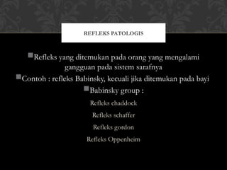 reflex-dan-gerak postur tubuh akbid.ppt- | PPT