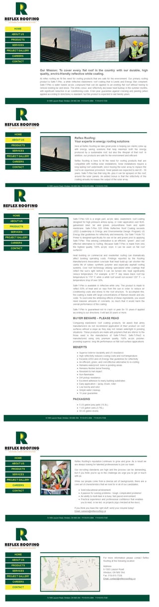 Reflex roofing | PDF