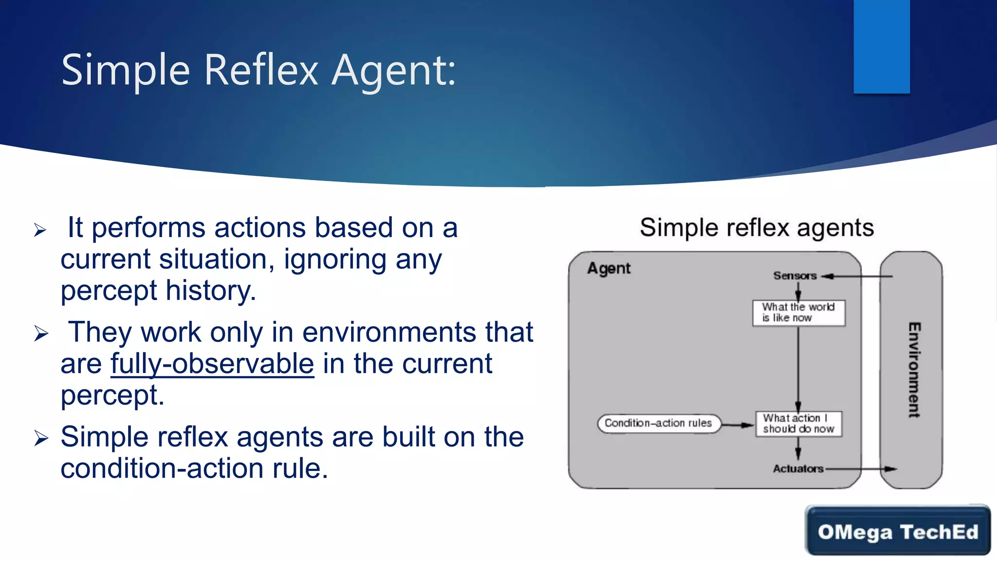 Reflex and model based agents | PPTX