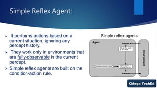 Reflex and model based agents | PPTX
