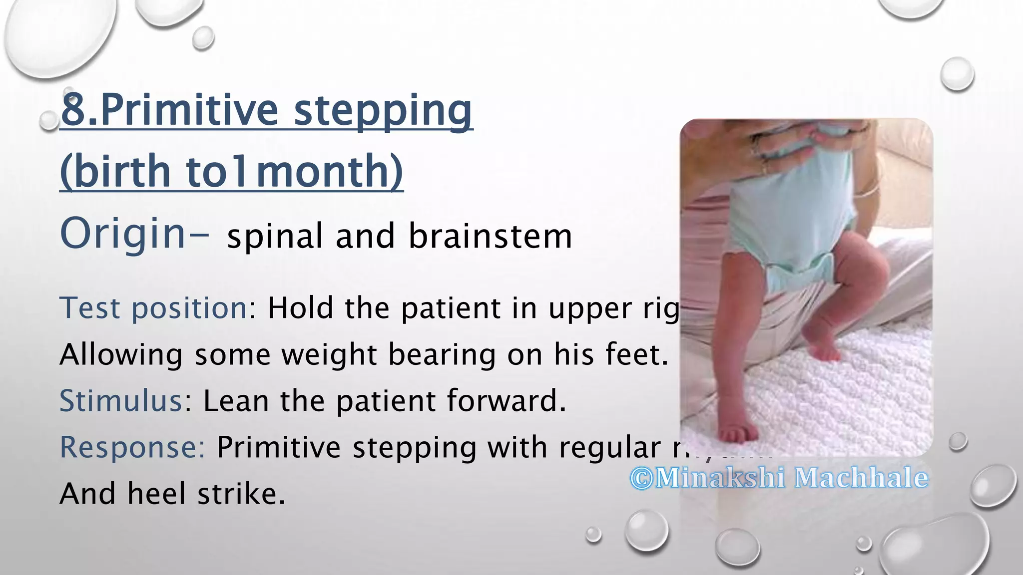 Reflex and reaction maturation | PPTX