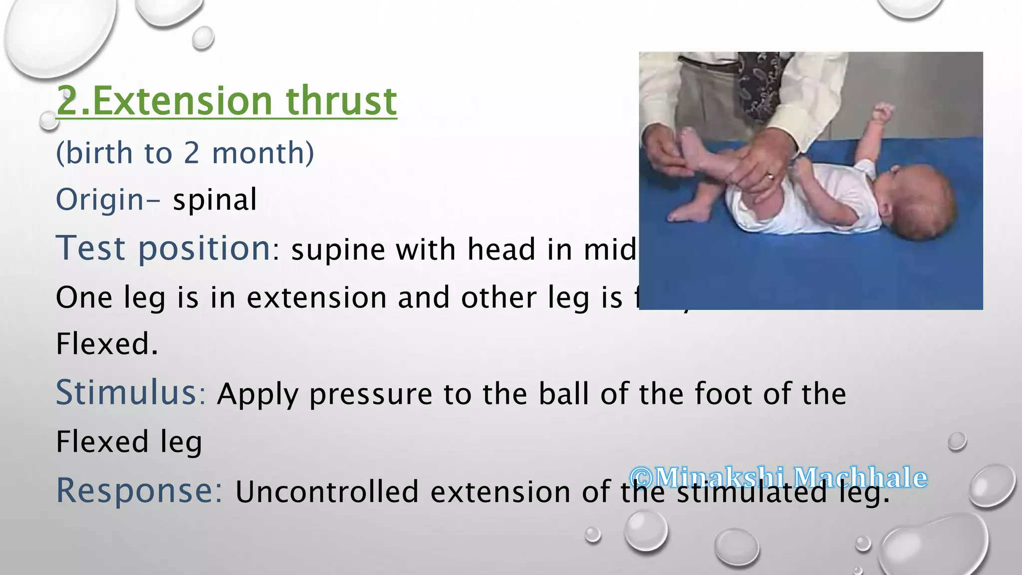 Reflex and reaction maturation | PPTX
