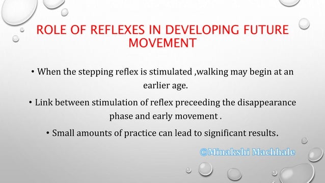 Reflex and reaction maturation | PPTX
