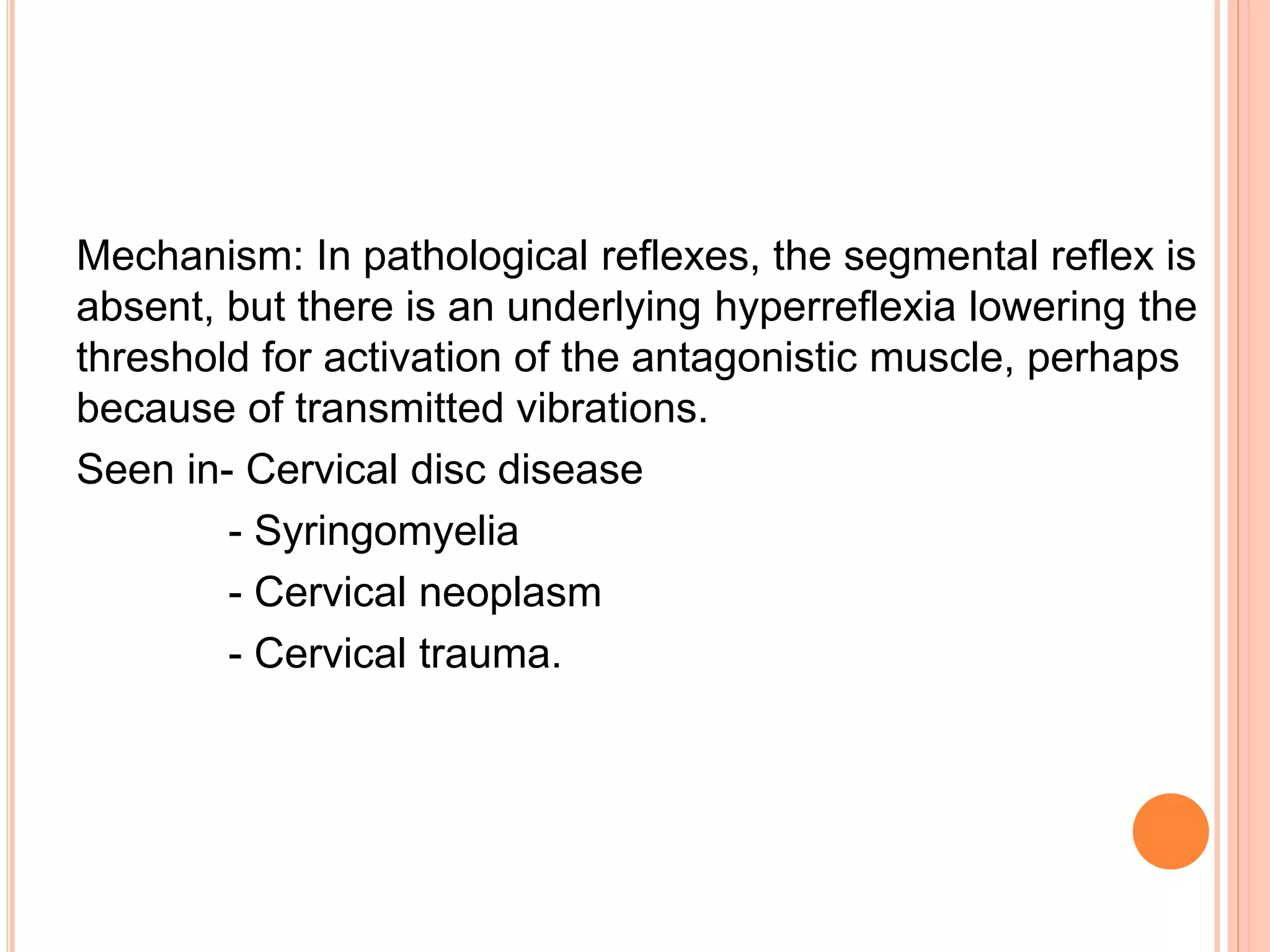 Reflexes - Superficial and Deep tendon reflexes | PPTX