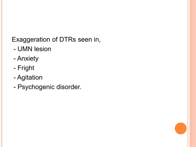Reflexes - Superficial and Deep tendon reflexes | PPTX