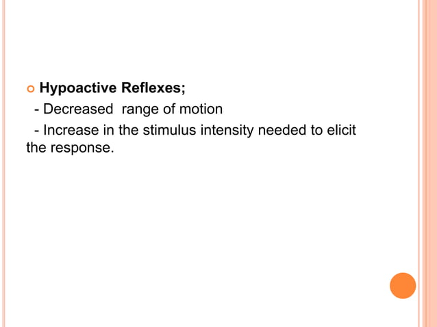 Reflexes - Superficial and Deep tendon reflexes | PPTX