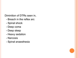 Deep Tendon Reflex Scale