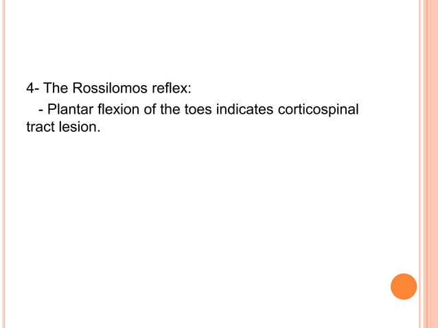 Reflexes - Superficial and Deep tendon reflexes | PPTX