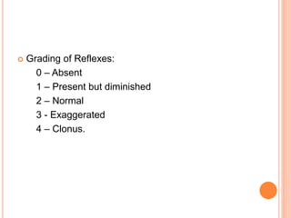 Reflexes - Superficial and Deep tendon reflexes | PPTX