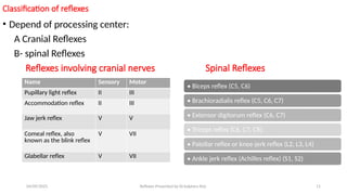 REFLEXES.pptx Presented by Dr. Kalptaru Roy | PPT