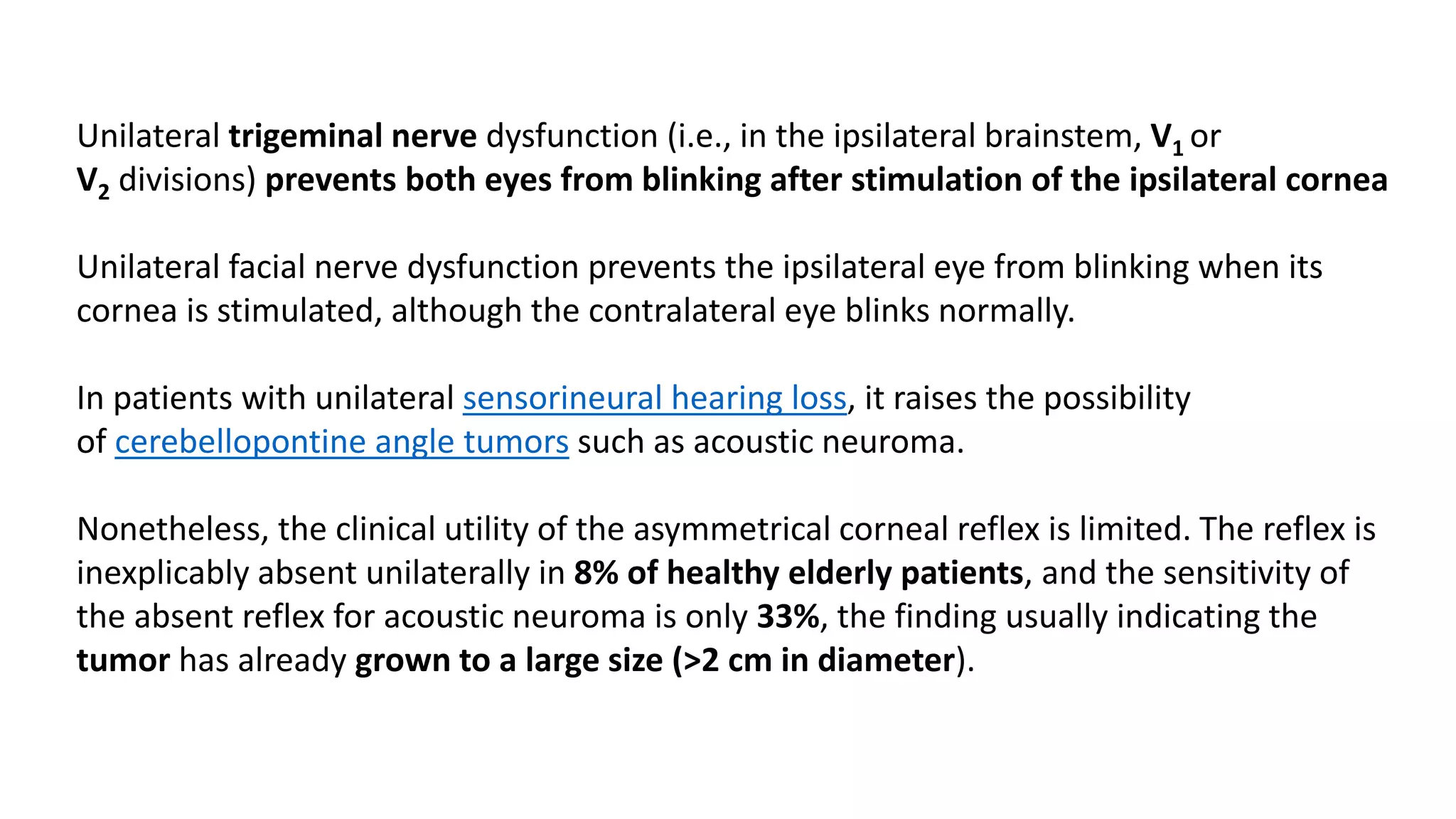 Ocular Reflexes- Oculocardiac reflex, Corneal reflex, Accomodation ...