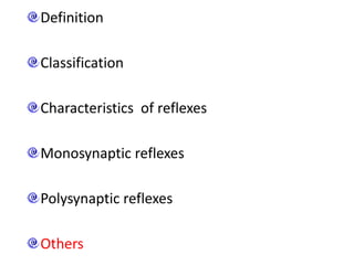 Reflexes | PPTX