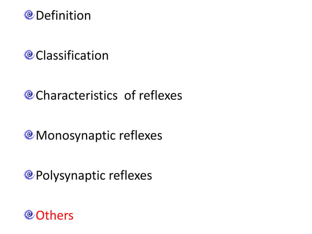 Reflexes | PPTX
