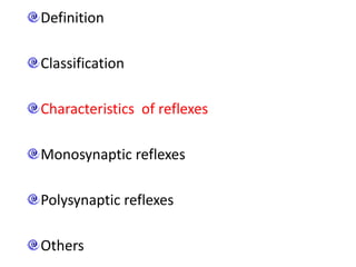 Reflexes | PPTX