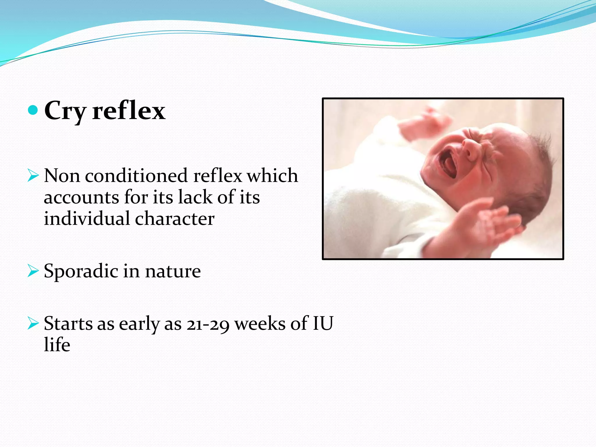 Reflexes present in infants | PPTX