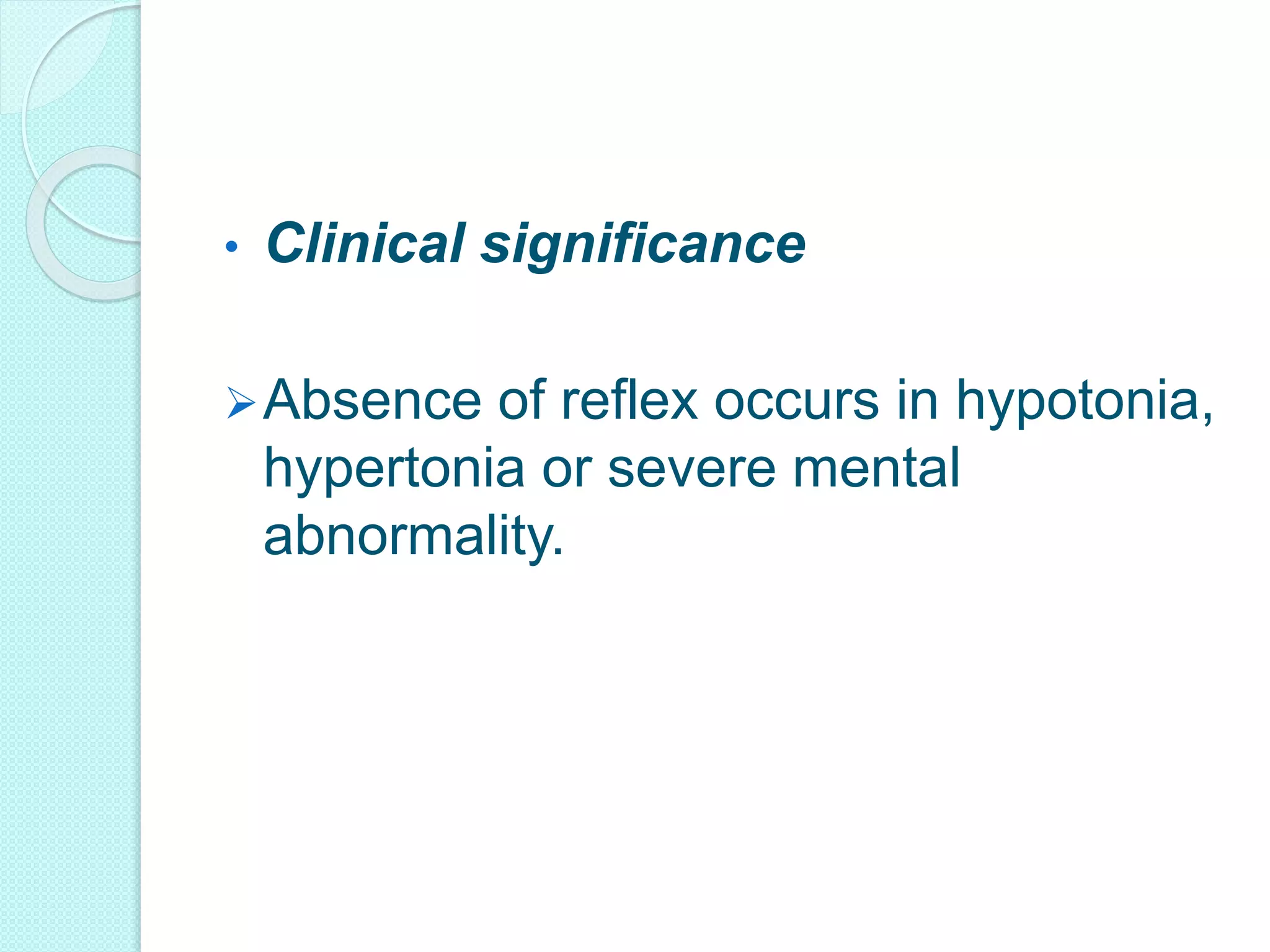 Reflexes present in infants | PPTX