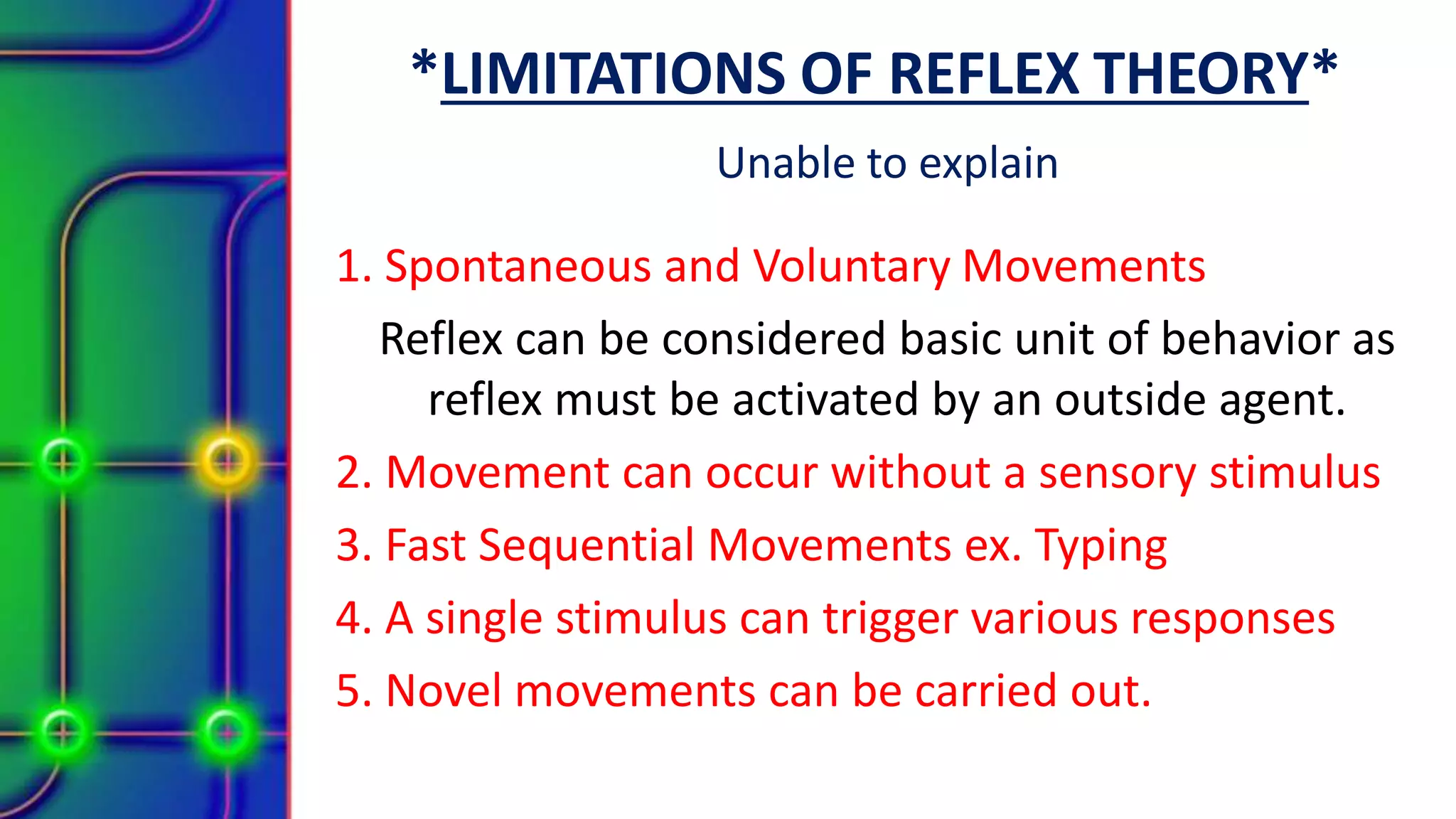 Reflexes theories | PPTX