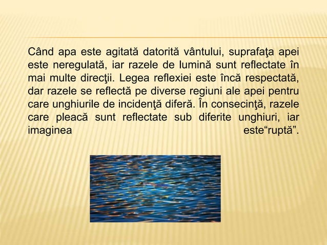 Reflexia luminii | PPT