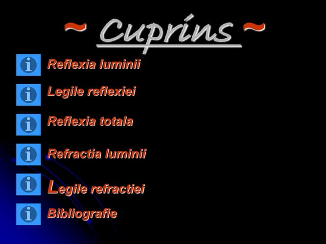 Reflexia si refractia luminii | PPTX