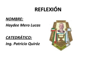 Reflexión | PDF
