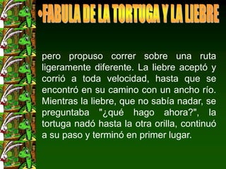 La liebre y la tortuga