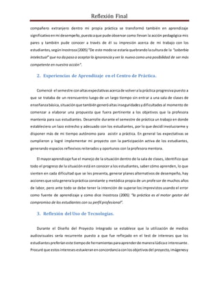 Reflexión final de finales | DOCX