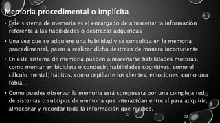 Reflexión sobre el propio proceso de memorización | PPTX