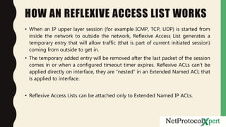 Reflexive Access List | PPTX