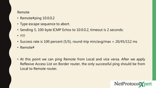 Reflexive Access List | PPTX