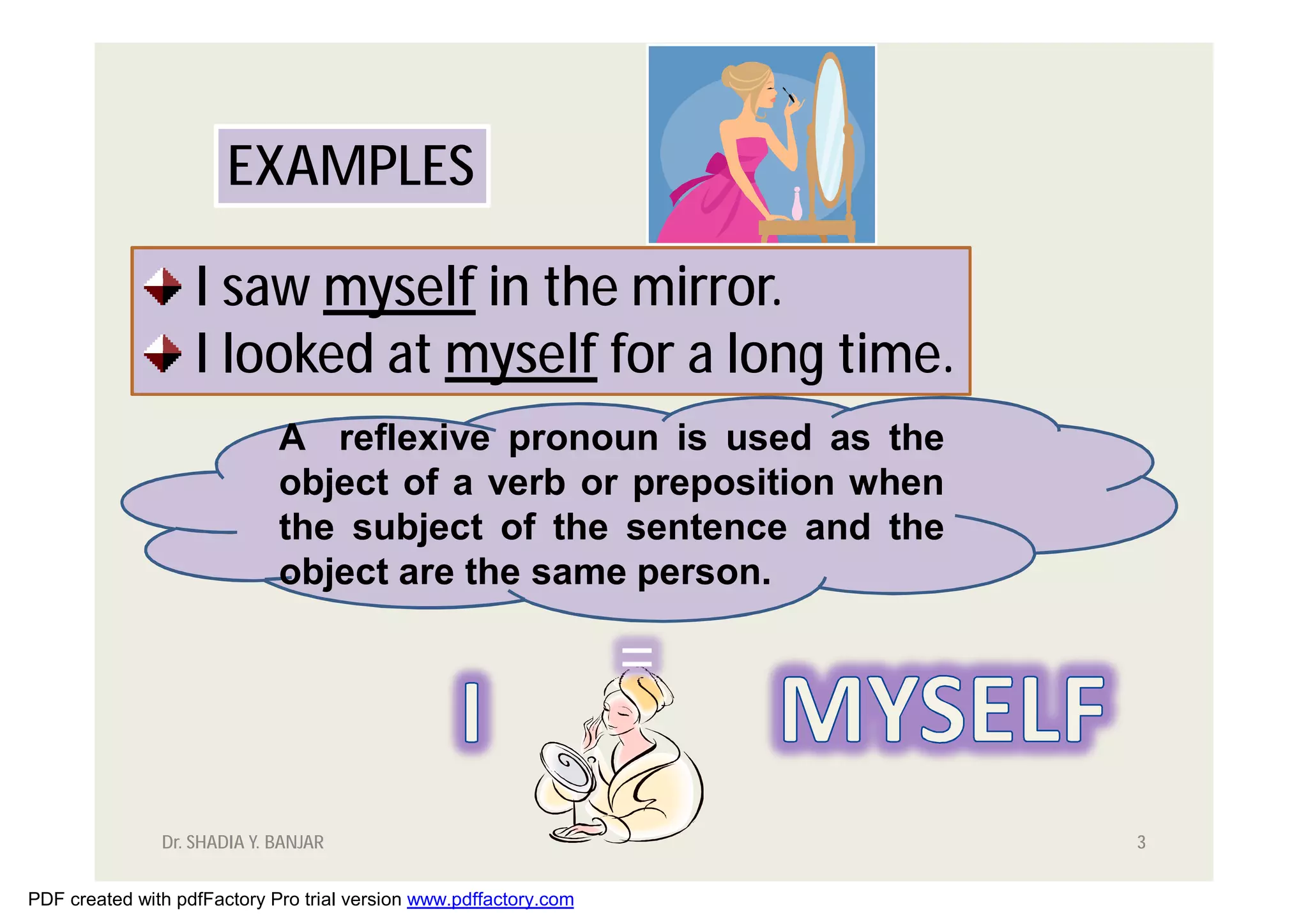 Reflexive Pronouns | PDF