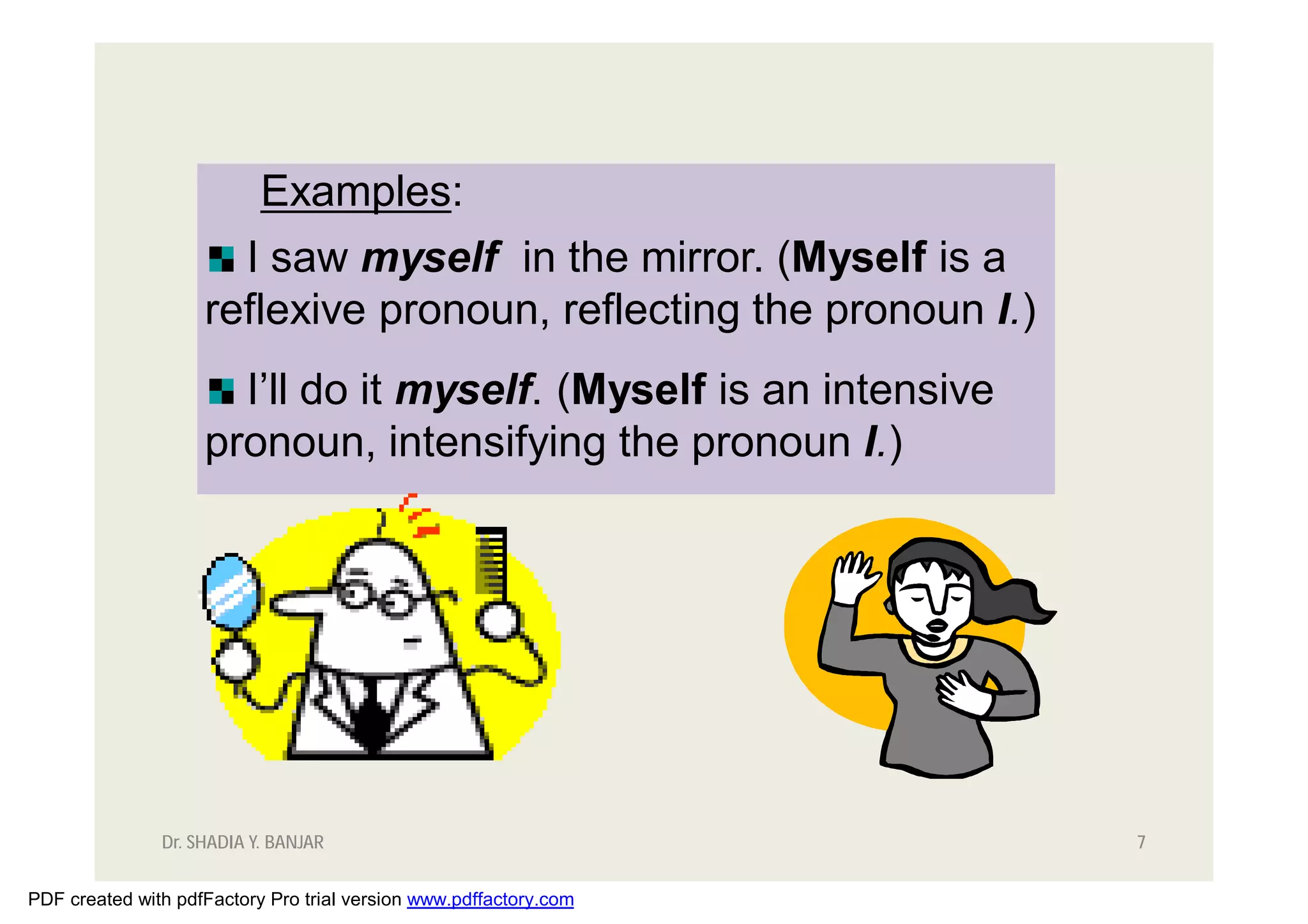 Reflexive Pronouns | PDF