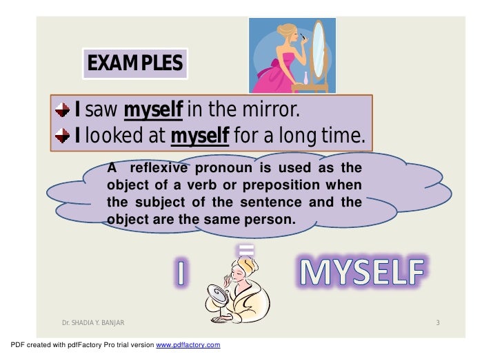 Reflexive Pronouns Definition And Examples In Sentences