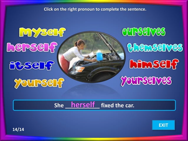 Reflexive pronouns ppt | PPTX