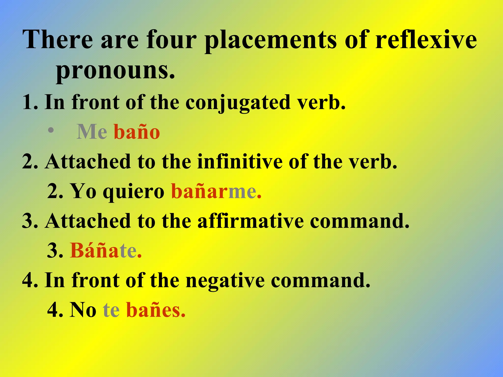 Reflexive Verb Intro | PPT