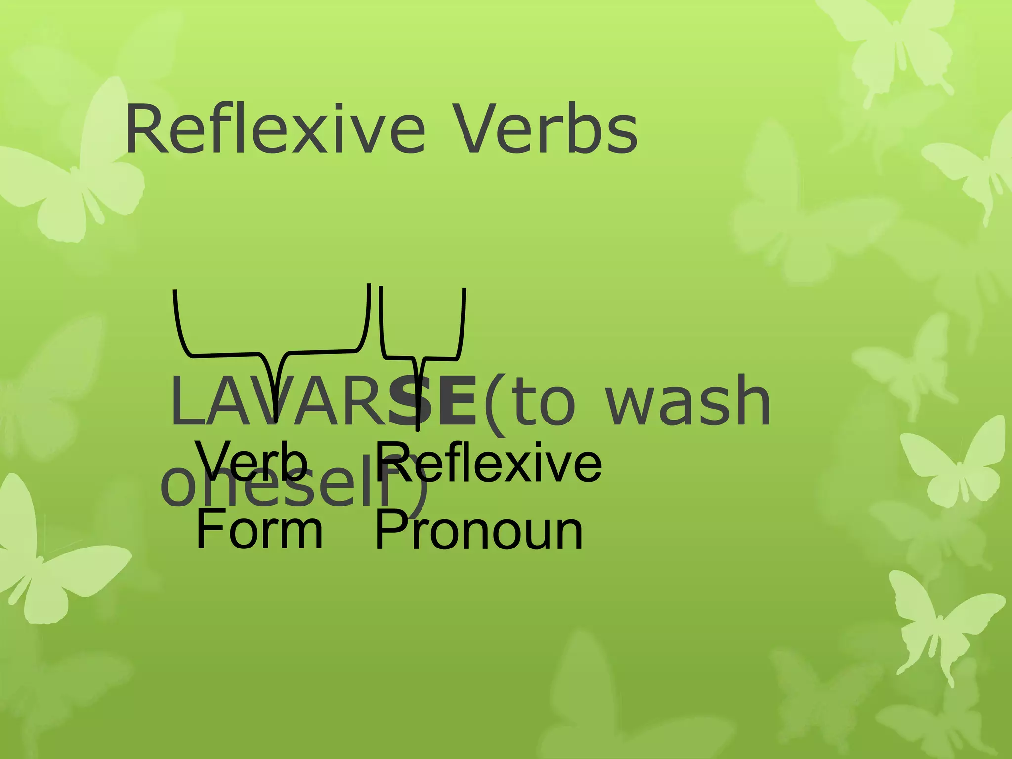 Reflexive verbs | PPT