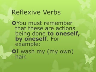 Reflexive verbs | PPT