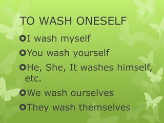 Reflexive verbs | PPT