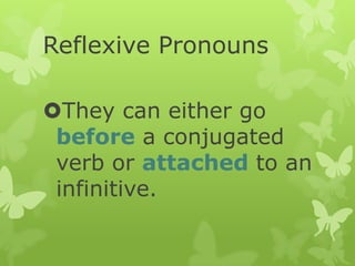 Reflexive verbs | PPT