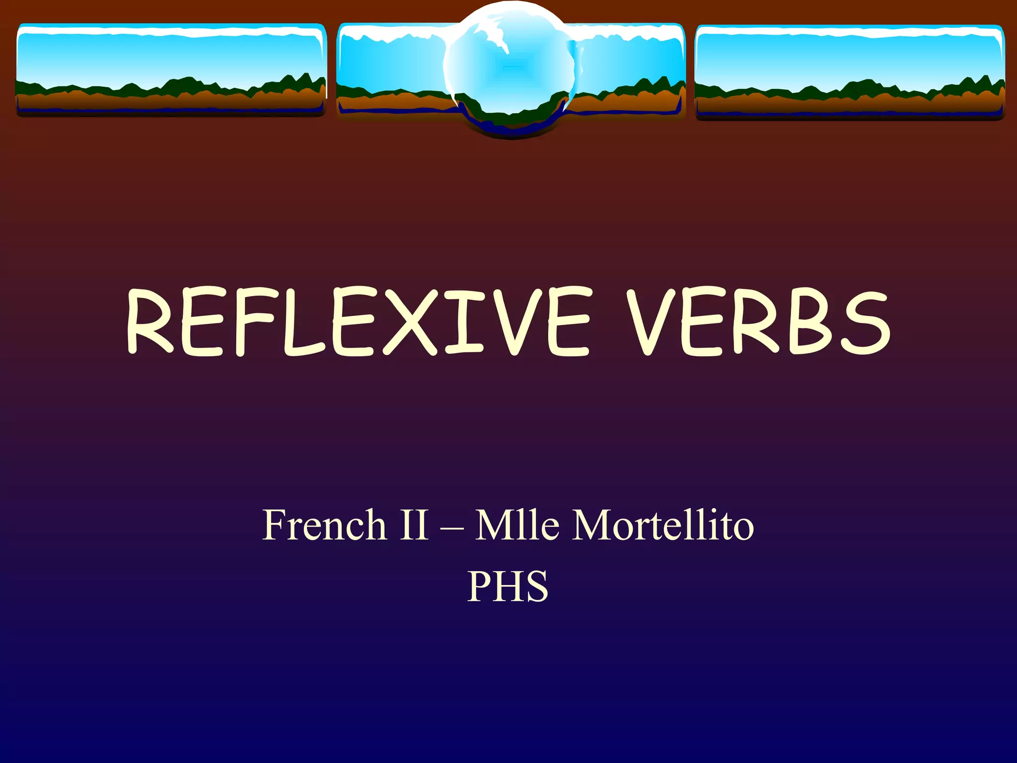 Reflexive Verbs | PPT