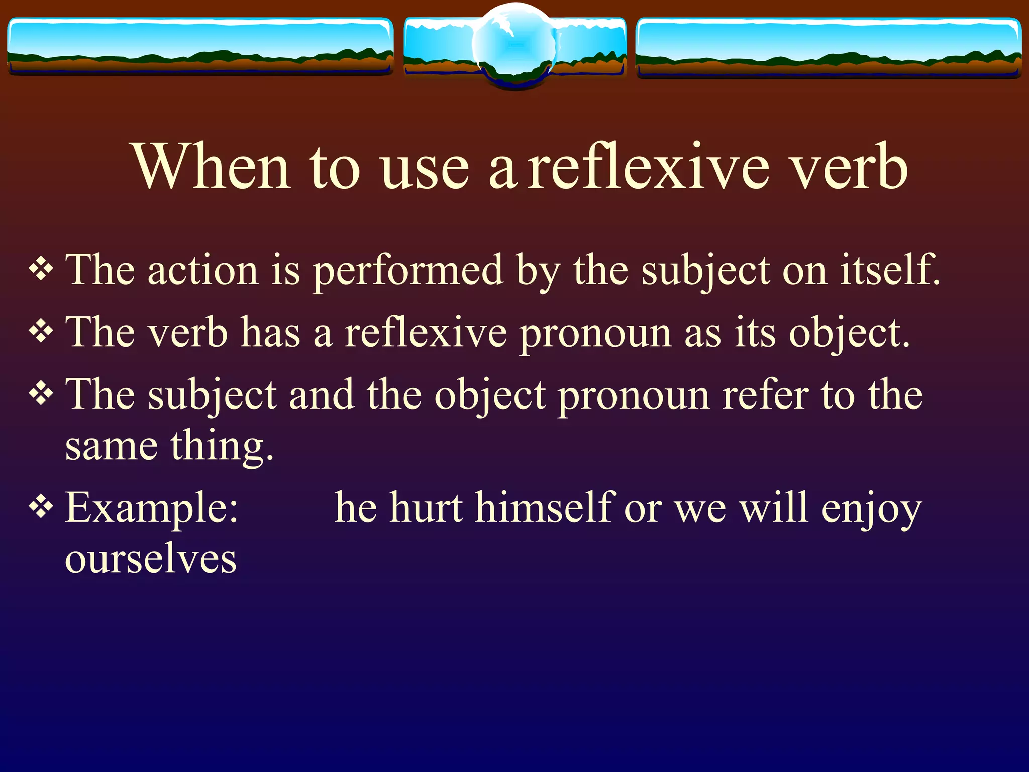 Reflexive Verbs | PPT