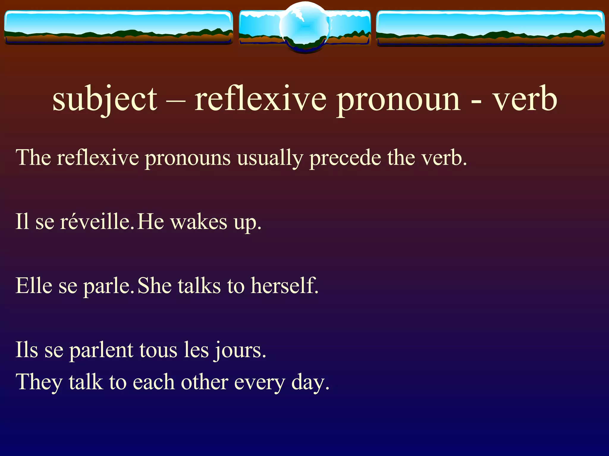 Reflexive Verbs | PPT