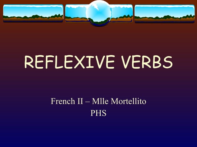 Reflexive Verbs | PPT