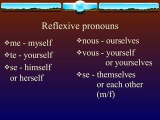 Reflexive Verbs | PPT