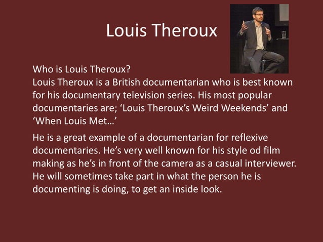 Reflexive documentaries | PPT