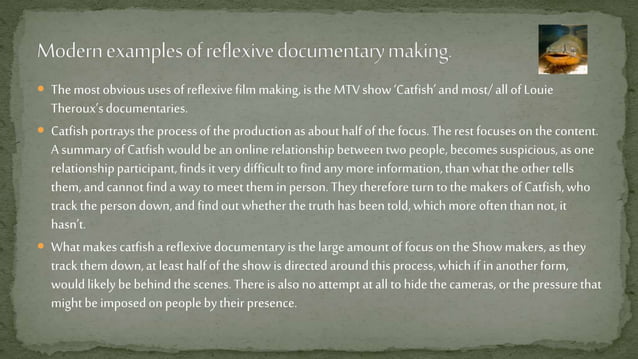 Reflexive documentaries | PPT